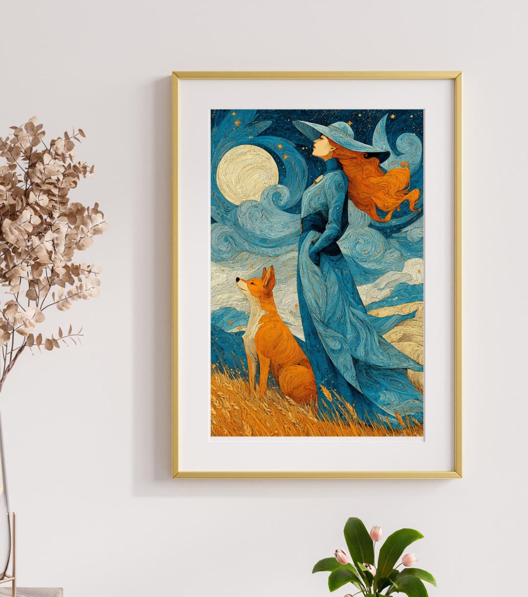Australian Fantasy Digital Printable Wall Art: Keeper of the Night, Van ...