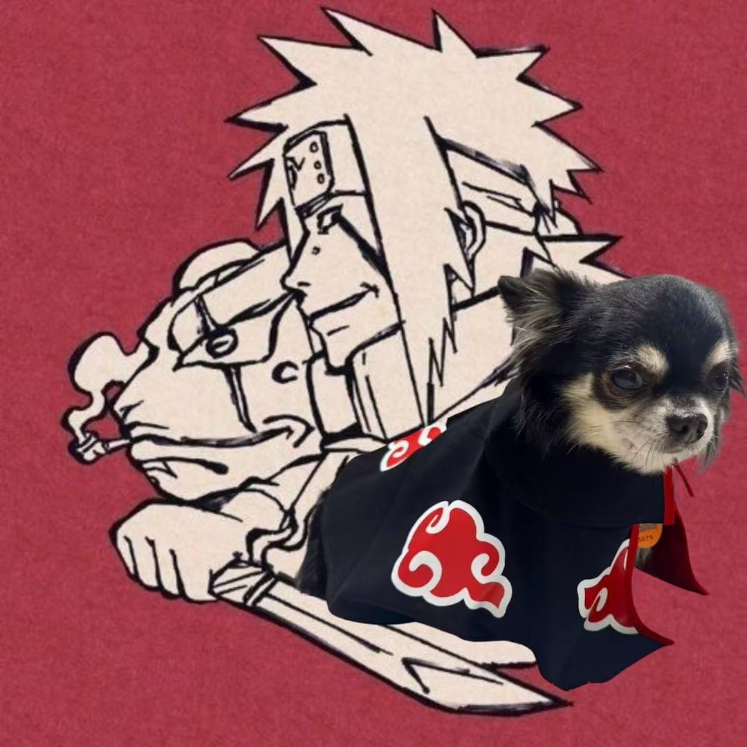Dog Cat Cloak | Naruto Akatsuki | Anime Inspired Pet Clothing | Cosplay ...