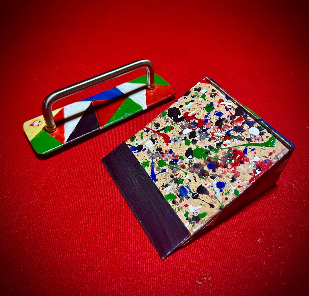 Colorful Kicker and Rail Combo for Fingerboards - Etsy