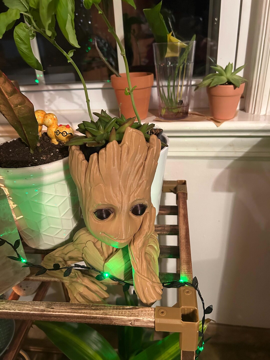 3D Printed Groot Pot Holder | Baby Groot Planter | Desk Organizer ...