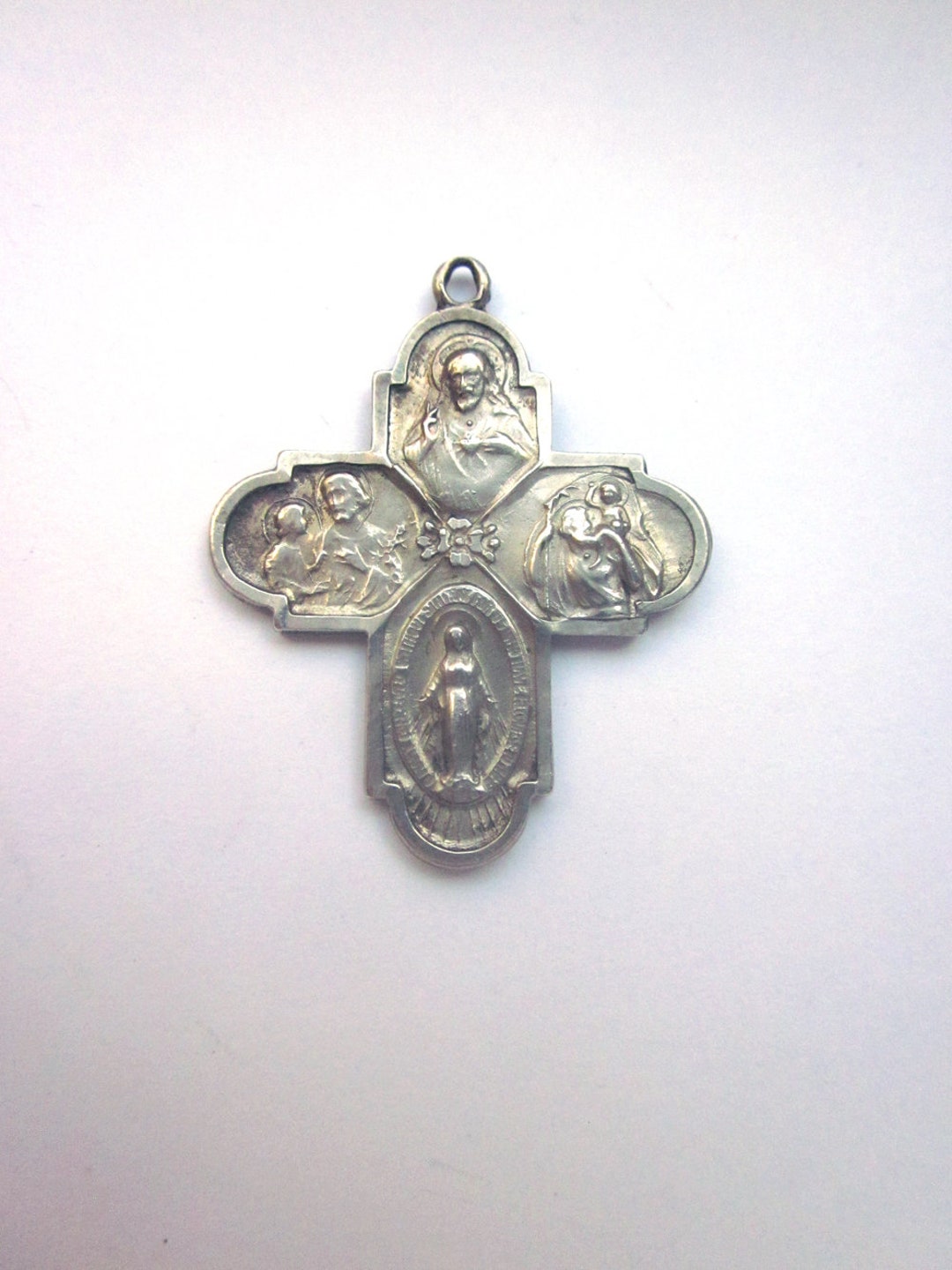 Sterling Silver 4 Way Cross Vintage Pendant - Etsy