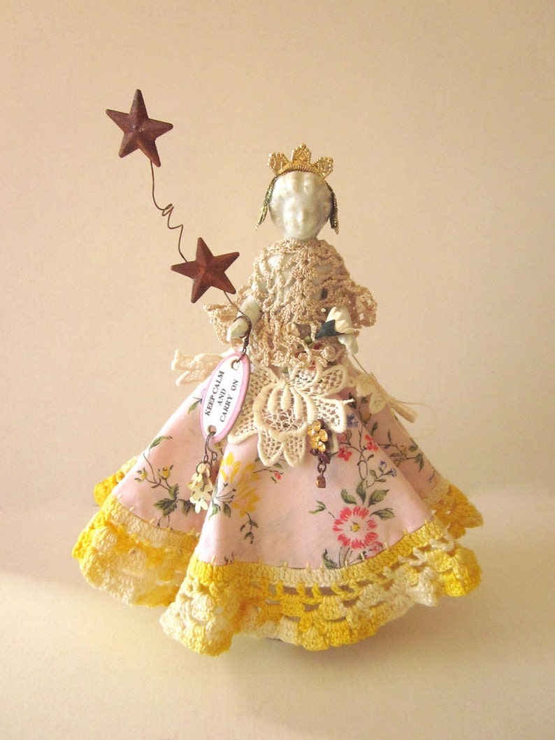 Art Doll Christmas Ornament Tree Topper - Etsy