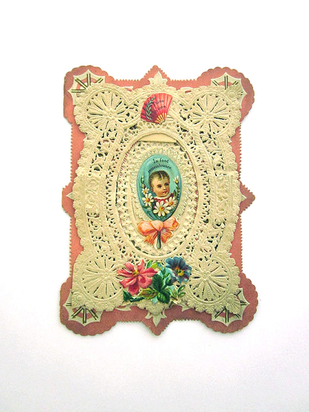 Antique Paper Lace Victorian Valentine Card Unsigned - Etsy