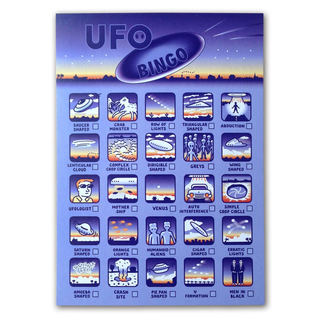 Carte postale OVNI, 6 x 4,25 pouces, carte postale Aliens, carte ...