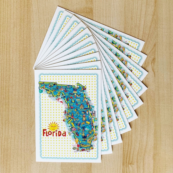 Florida Postcard - Etsy