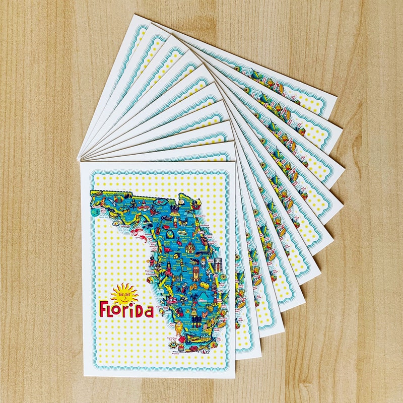 Florida Postcard - Etsy