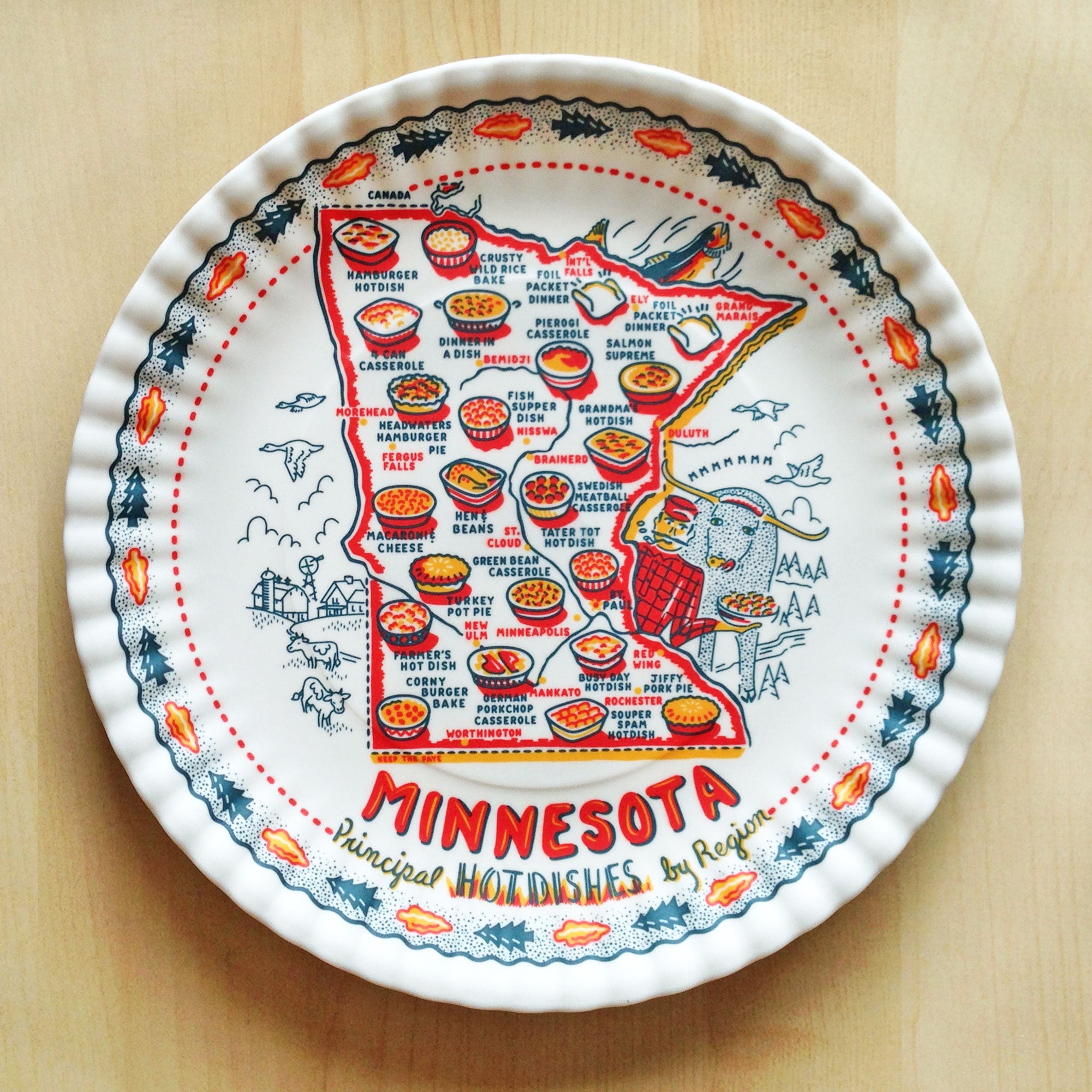 State Map Plates, 9" Melamine, Your Choice - Etsy