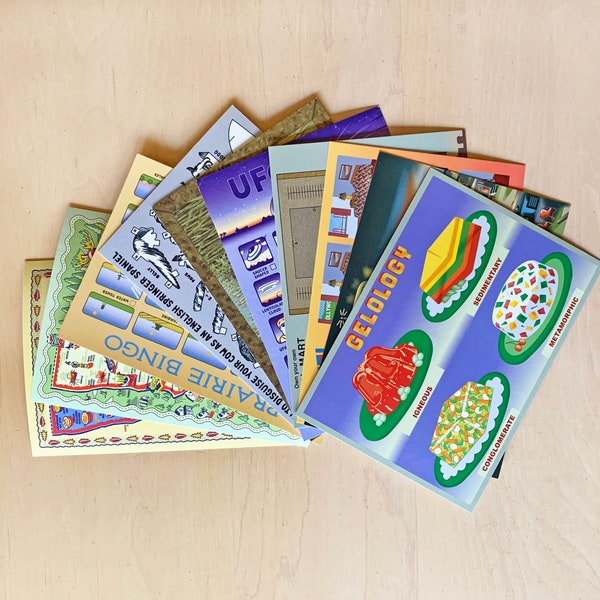 Comic Postcards - Etsy