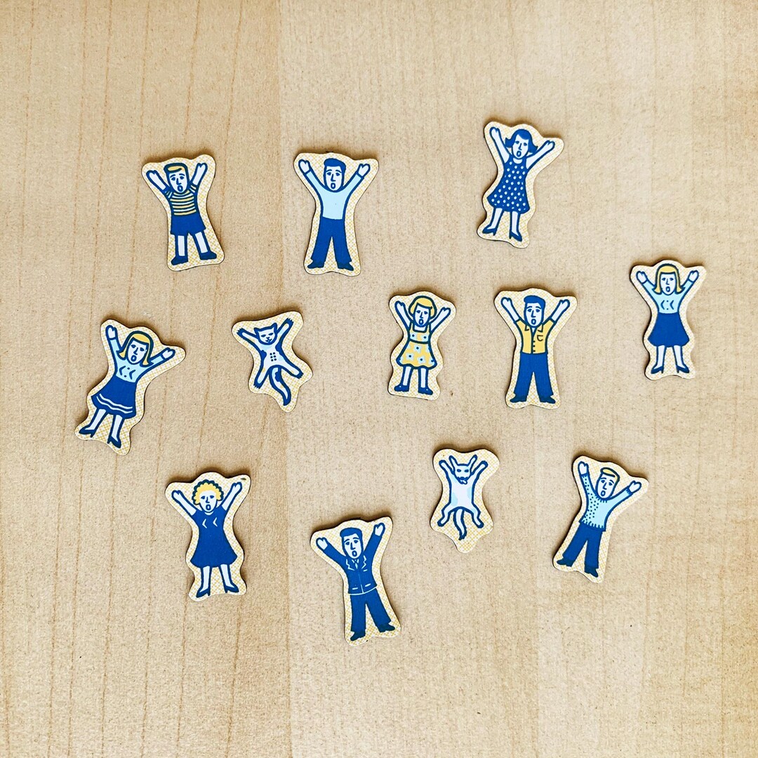 Magnetic People: Tiny People for Disaster and Fantasy Magnets, Printed ...