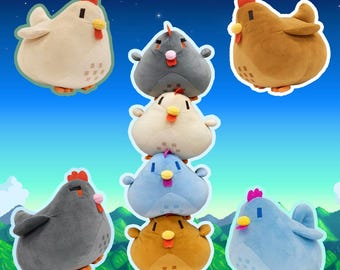 Stardew Valley Chicken Plush - Etsy