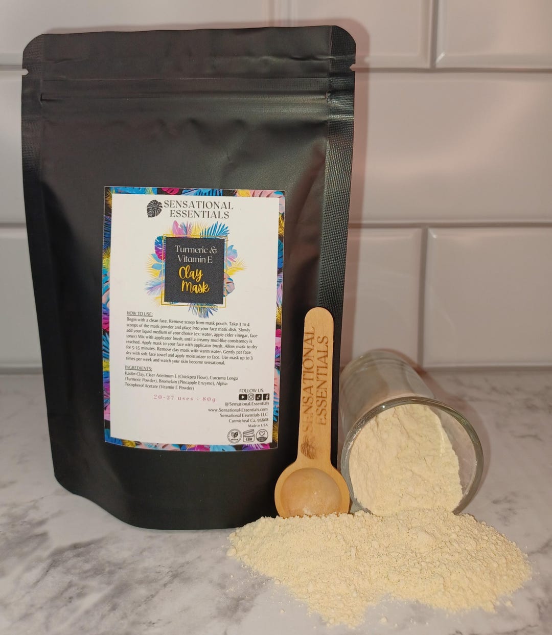 Clay Face Mask & Clay Face Mask Kits - Etsy