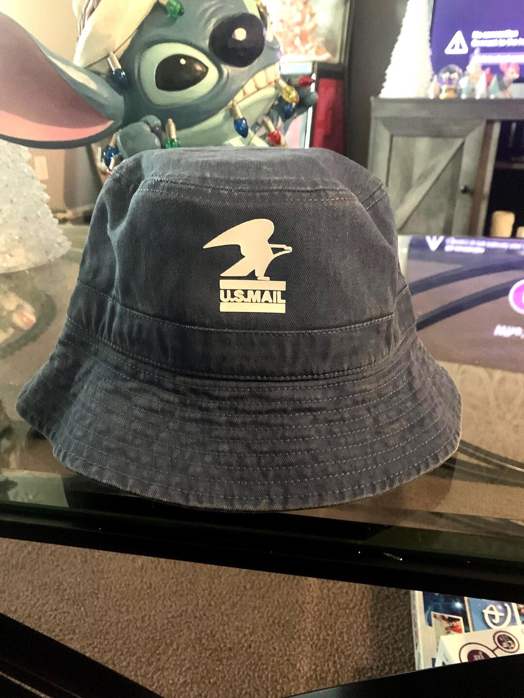 Vintage USPS Logo Bucket Hat - Etsy