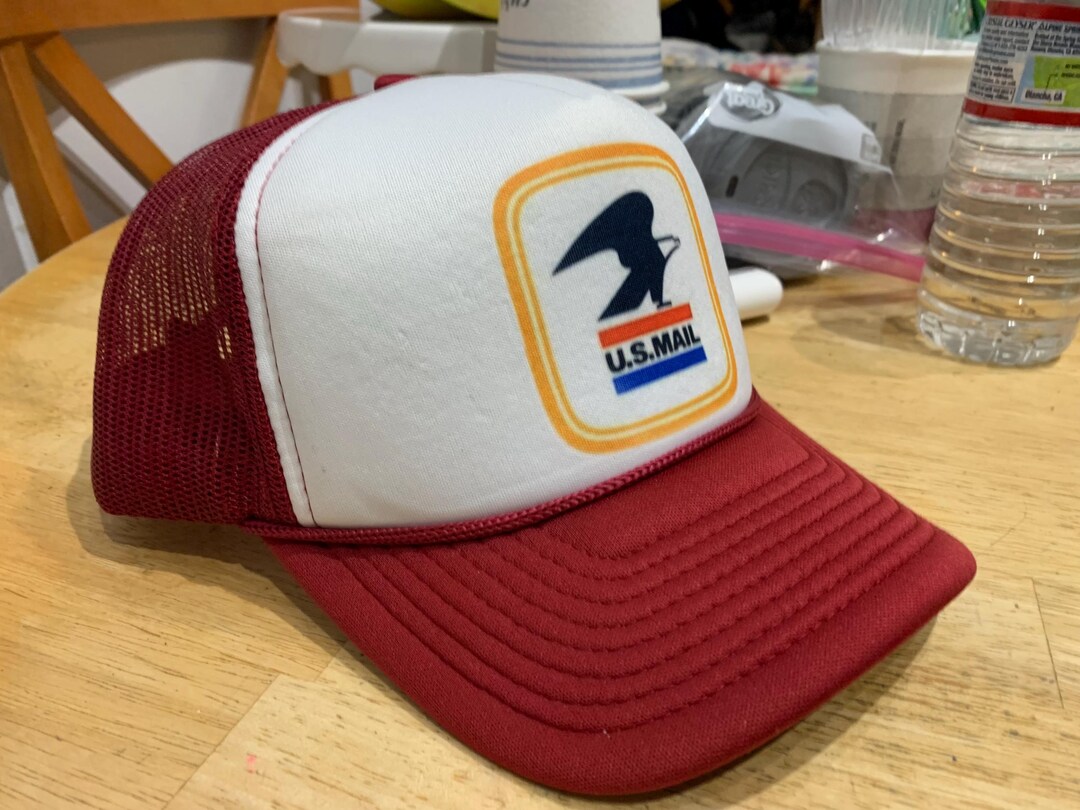 Vintage USPS Logo Trucker Hat - Etsy