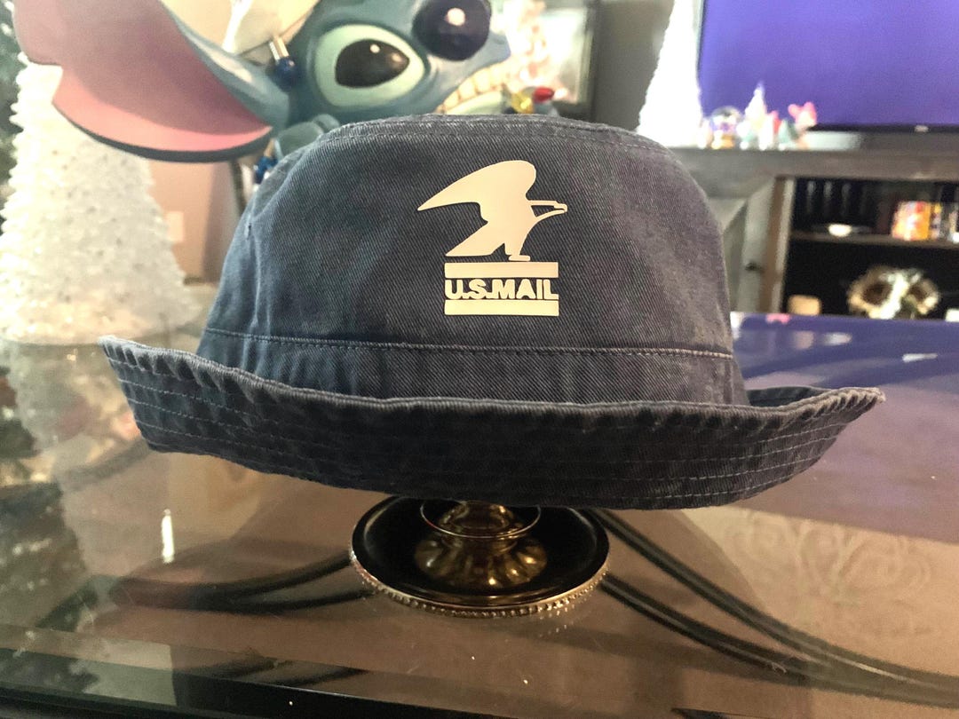 Vintage USPS Bucket Hat - Etsy