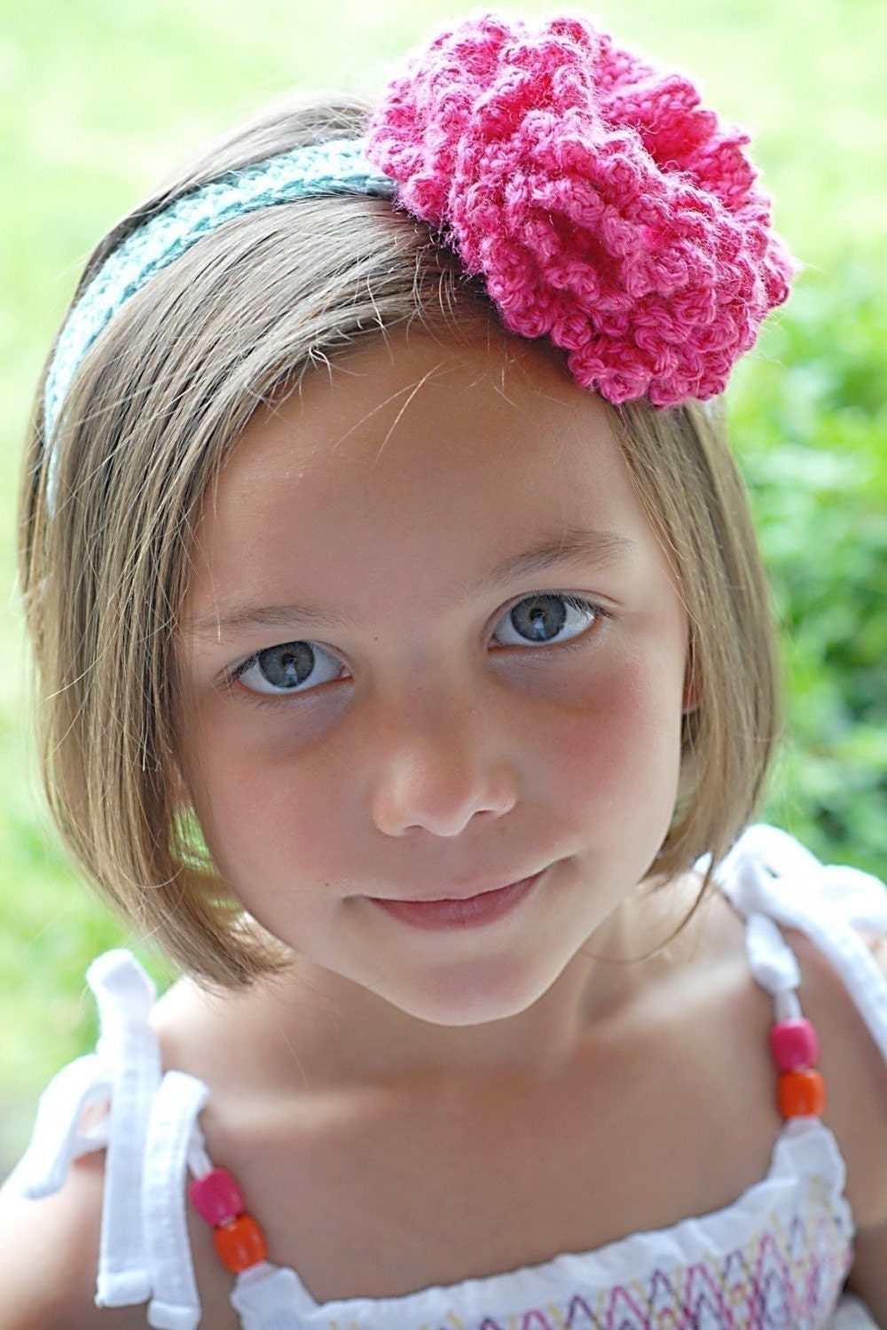 Foo Foo Flower Headband Crochet Pattern instant Download permission to ...