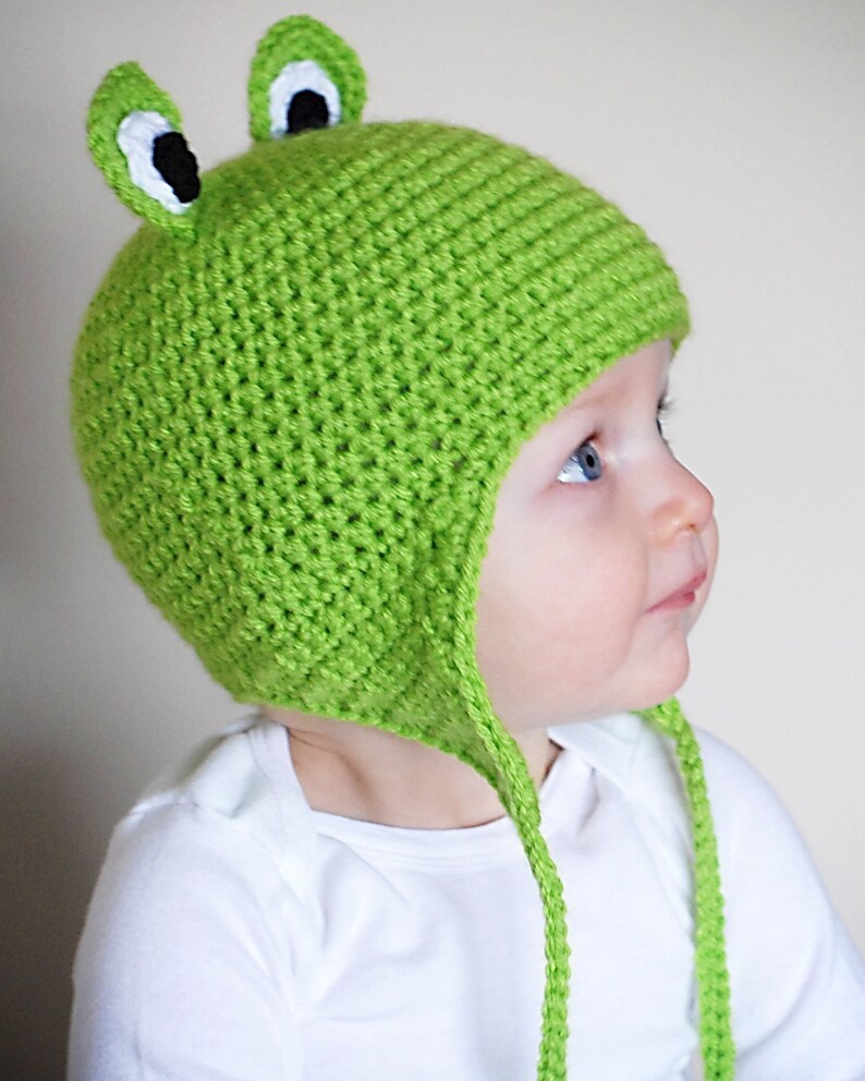 The Original Froggy Earflap Hat Crochet Pattern *instant Download ...