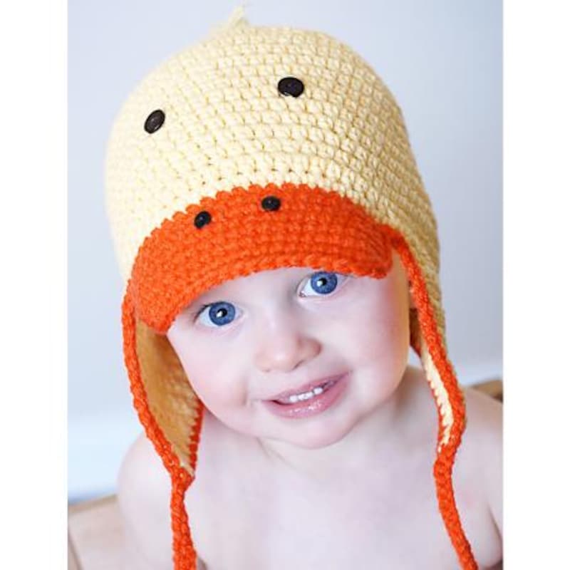 Crochet Duck Hat - Etsy