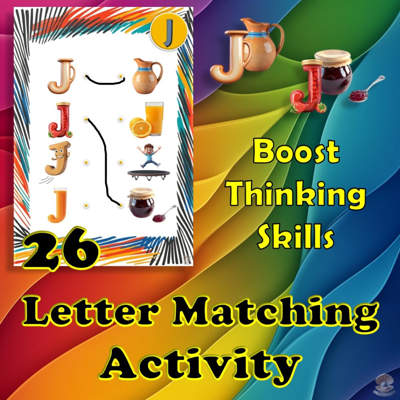 ABC Bundle for Kids | Alphabet Worksheets, Cards, Matching Activities ...