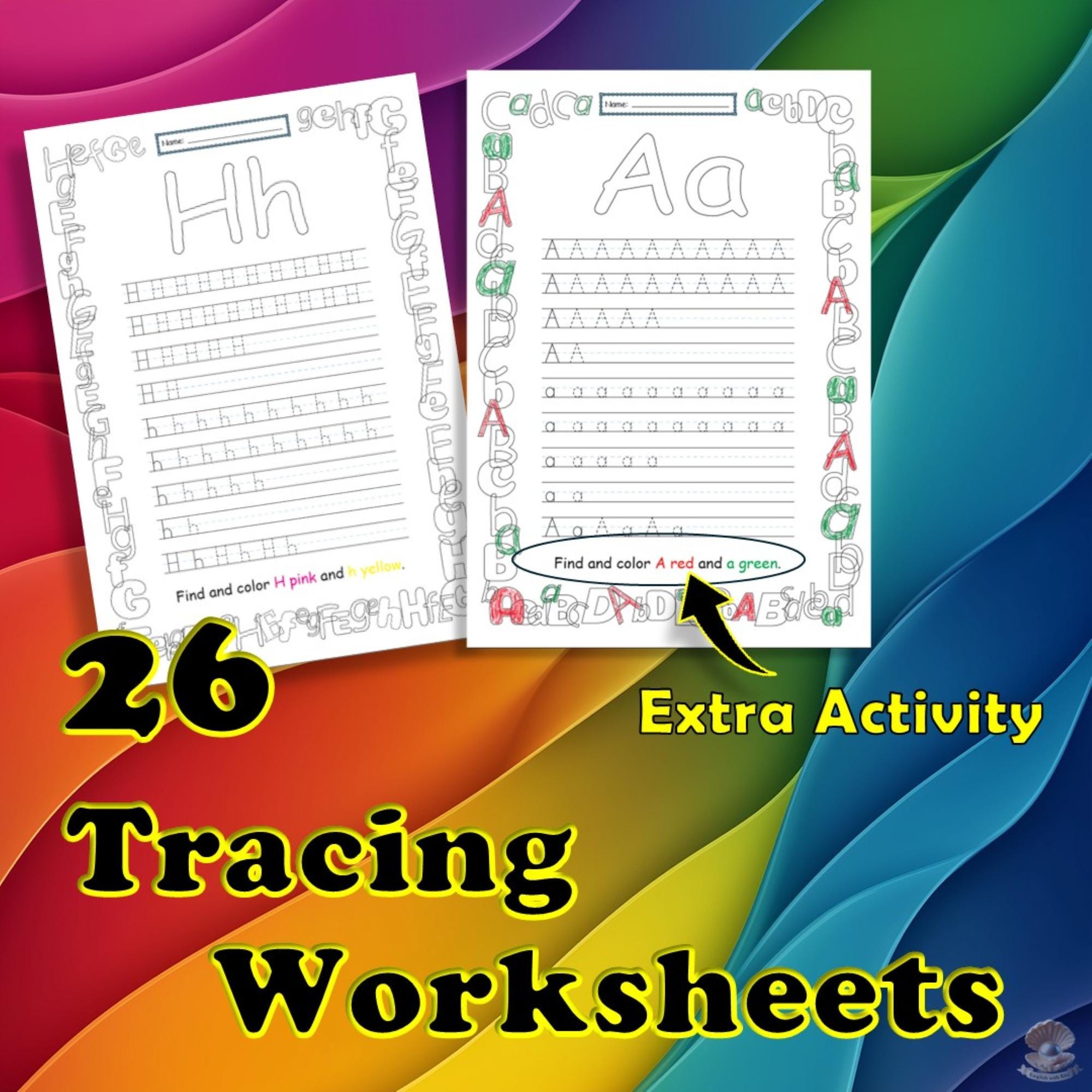 ABC Bundle for Kids | Alphabet Worksheets, Cards, Matching Activities ...
