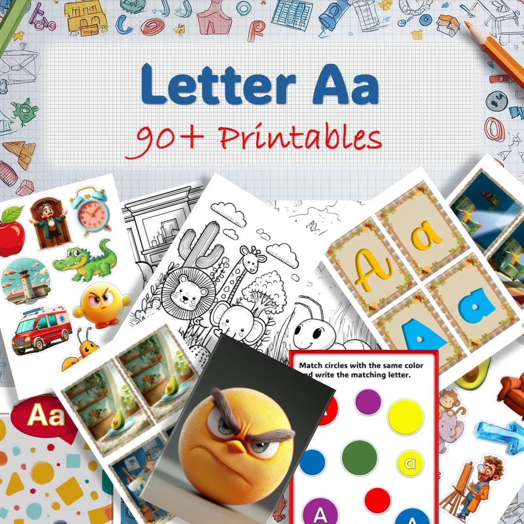 Alphabet Activities | Letter A | Printables for Kids - Etsy