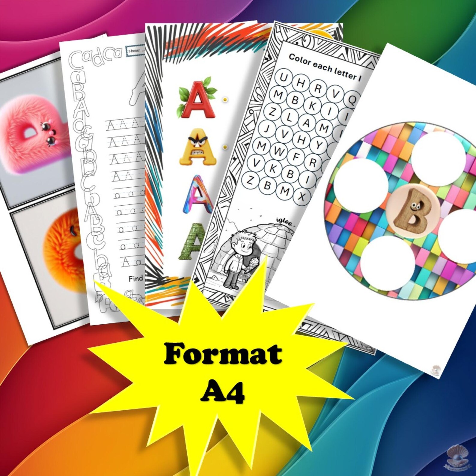 ABC Bundle for Kids | Alphabet Worksheets, Cards, Matching Activities ...