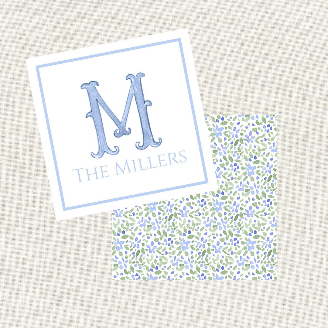 Family Gift Tag, Family Calling Card, Family Enclosure Card ...