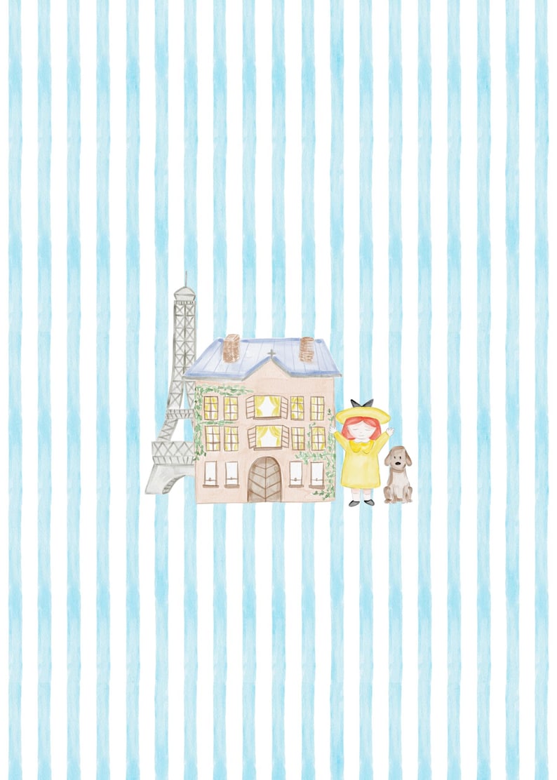 Madeline Birthday Party Invitation, Madeline Watercolor Birthday ...