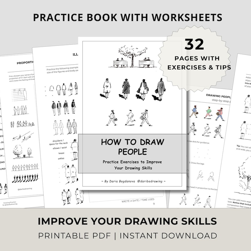 Printable Art Practice - Etsy