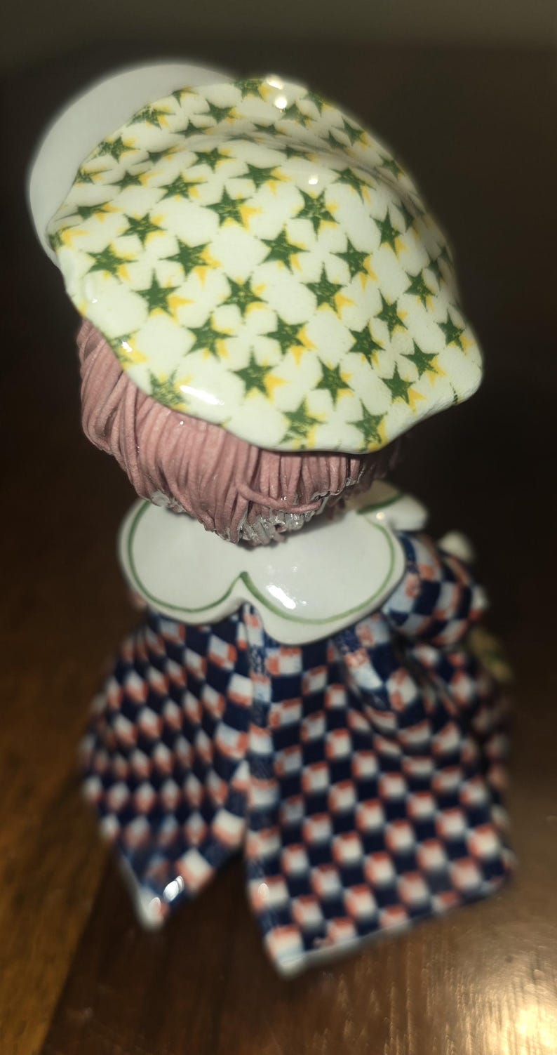Adorable Clown in a Checks and Stars - Etsy