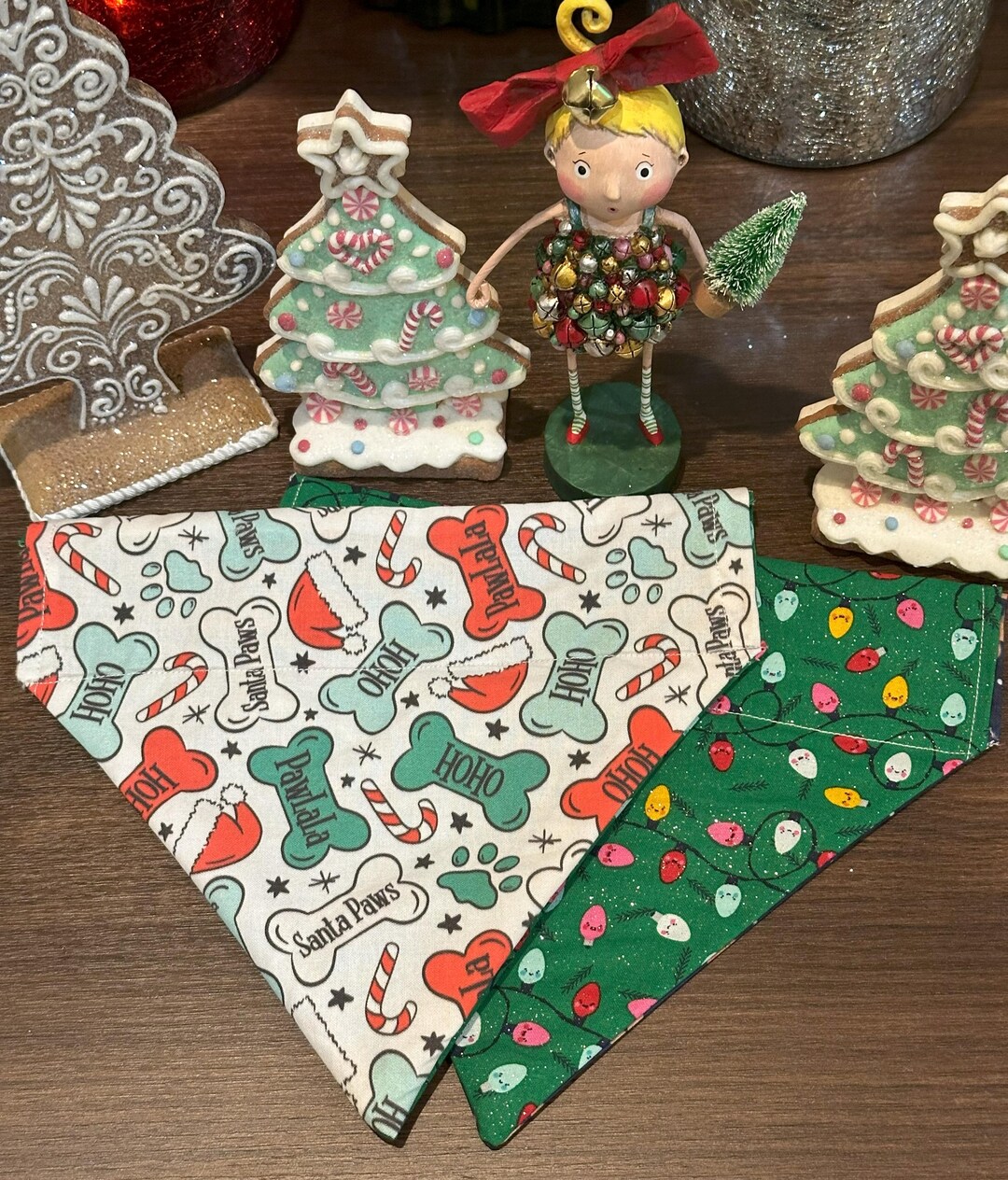 Reversible Bandana - Colorful and Safe, Over the Collar Christmas ...