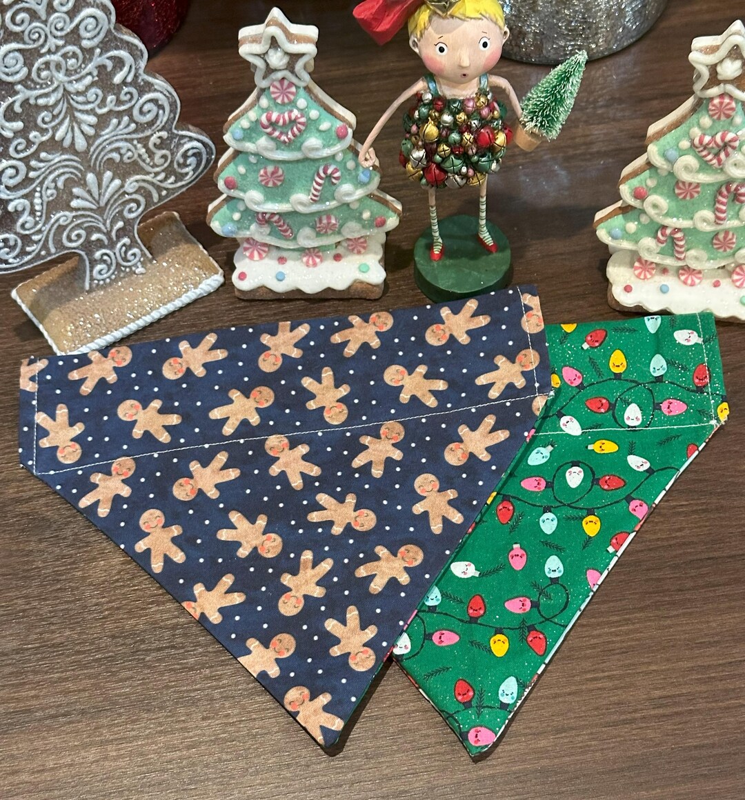 Reversible Bandana - Colorful and Safe, Over the Collar Christmas ...