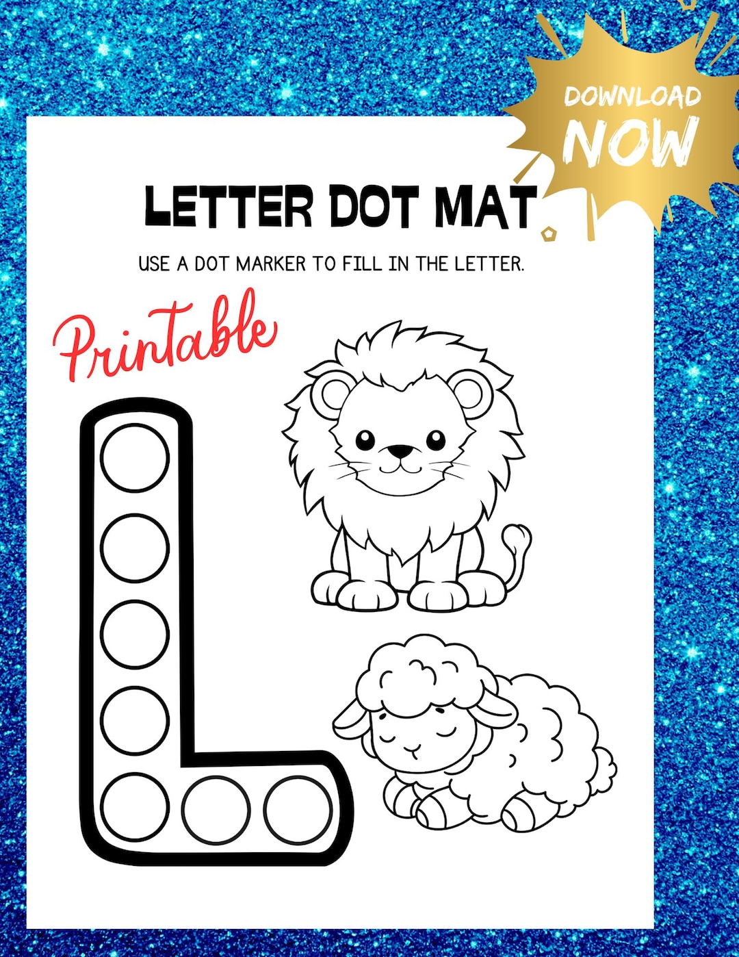 Letter L Dot Marker Page | Learn the Letter L Activity | Preschool ...
