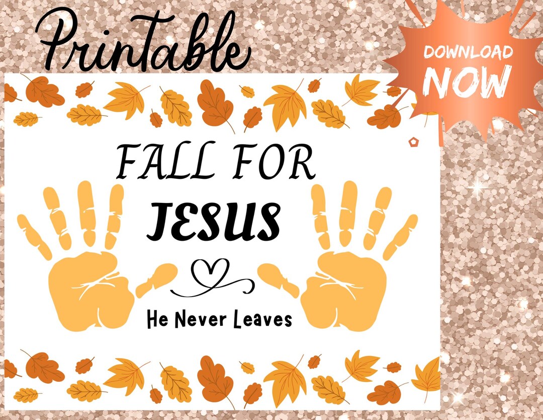 Fall for Jesus Handprint Craft | Christian Fall Kids Craft | Sunday ...