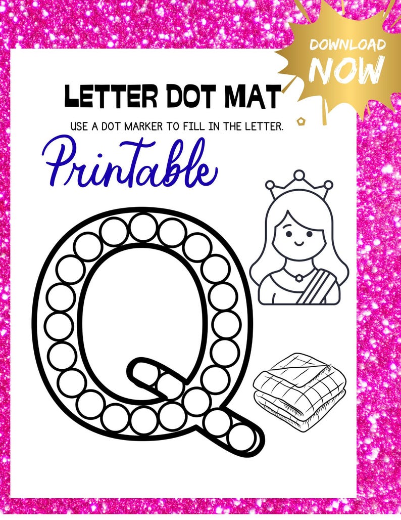 Letter Q Dot Marker Page | Learn the Letter Q Activity | Preschool ...