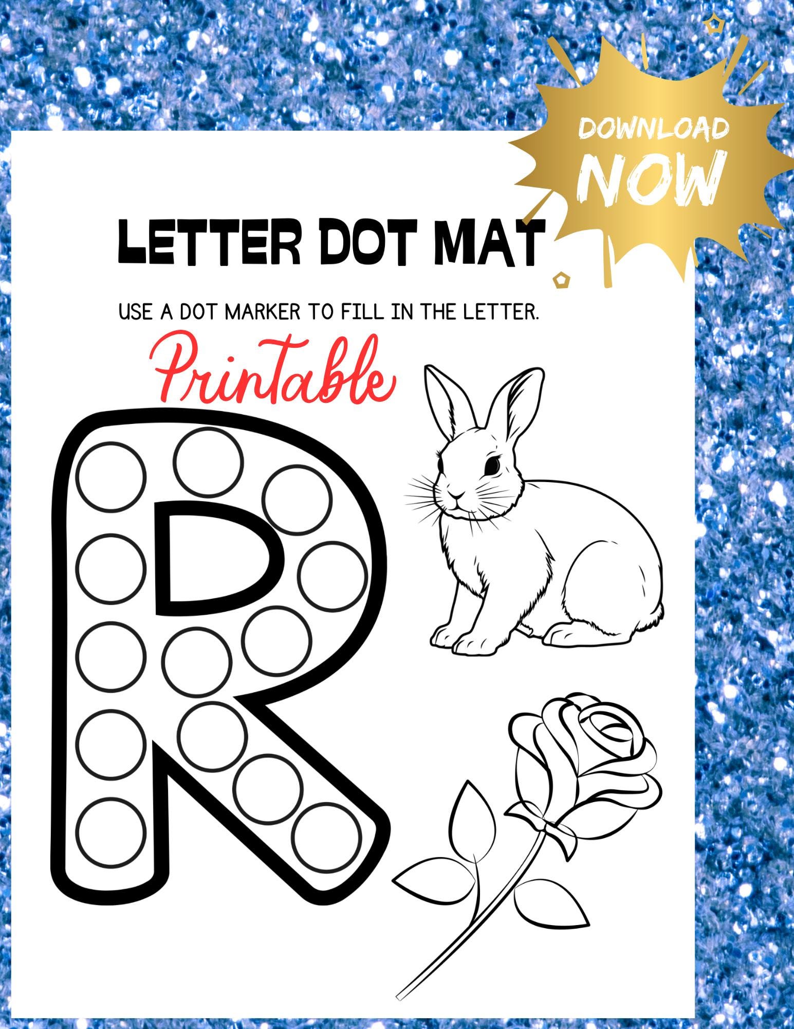 Letter R Dot Marker Page | Learn the Letter R Activity | Preschool ...