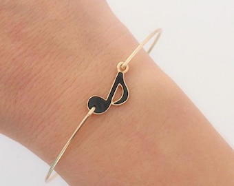 Music Note Bracelet | Etsy