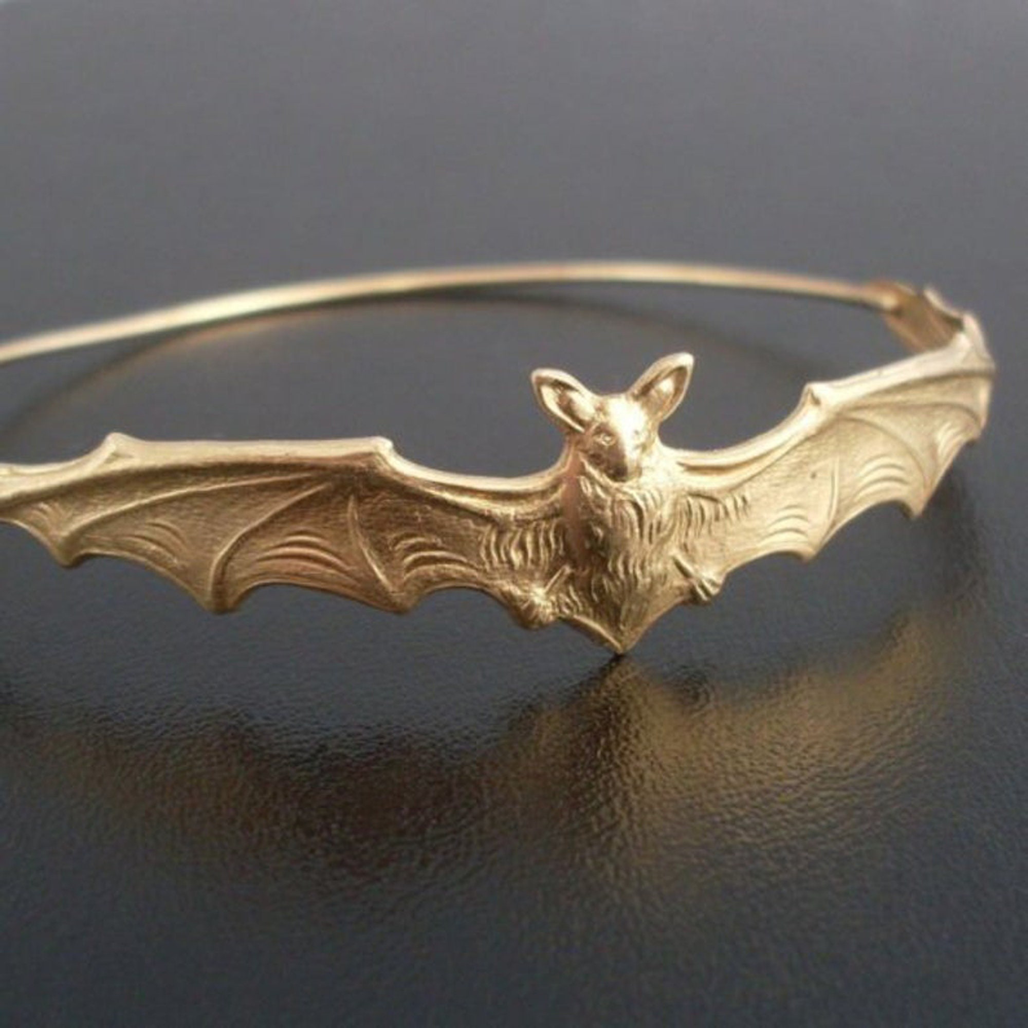 Bat Bangle Bracelet Halloween Bracelet Bat Jewelry Bat | Etsy