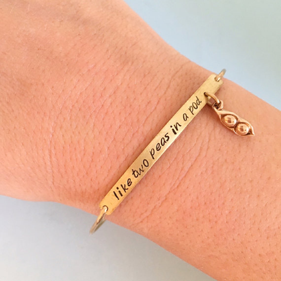 Two Peas in a Pod Jewelry Gift Best Friend Peas in a Pod - Etsy