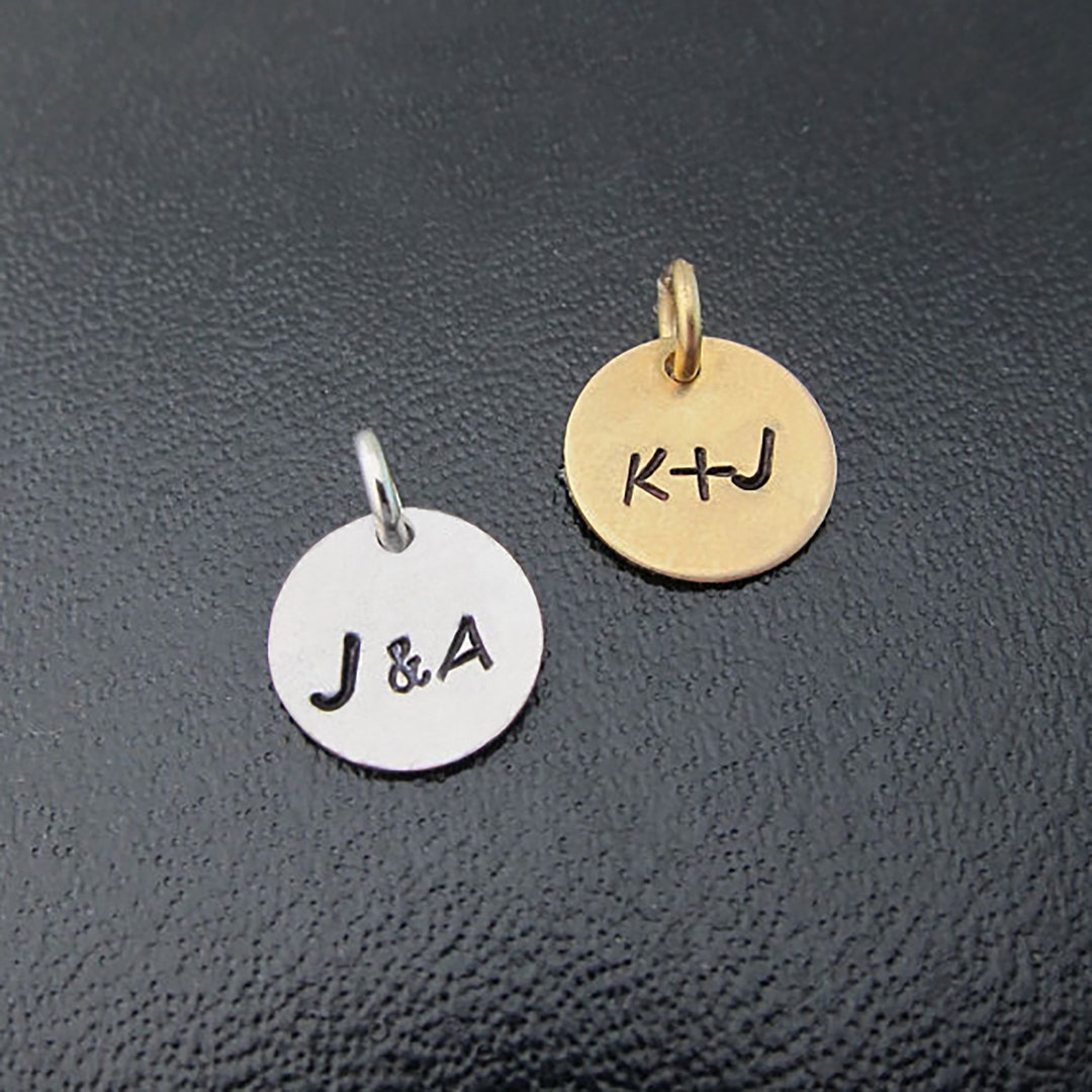 Add a Customized Initial Charm to Your Bangle Order - Sterling Silver ...