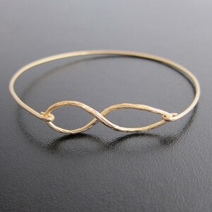 Infinity Bangle Bracelet Infinity Bracelet Silver Plated Infinity Charm ...