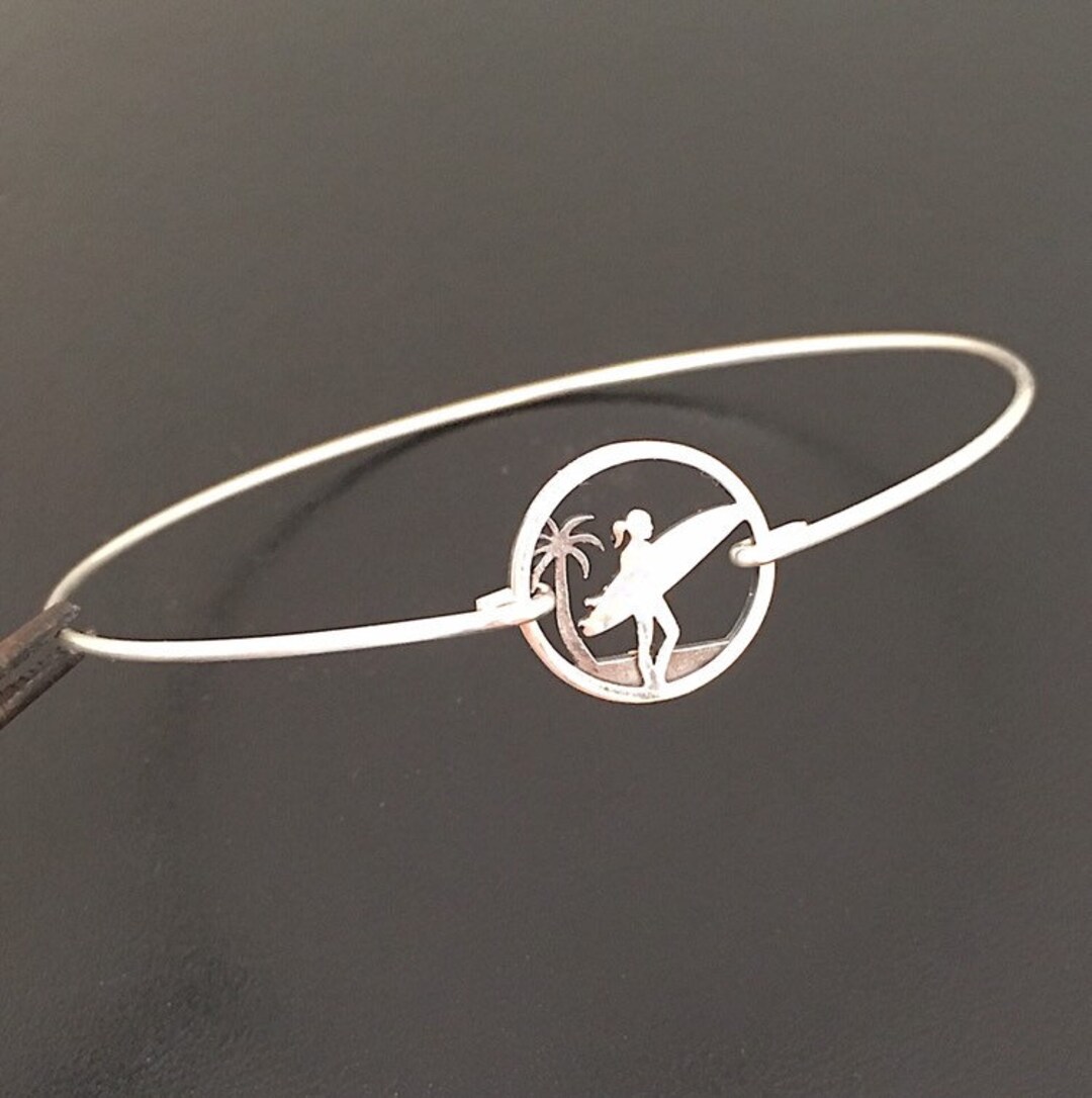 Surfer Bracelet for Women Surfer Jewelry Surfer Gift Surfboard Bracelet ...