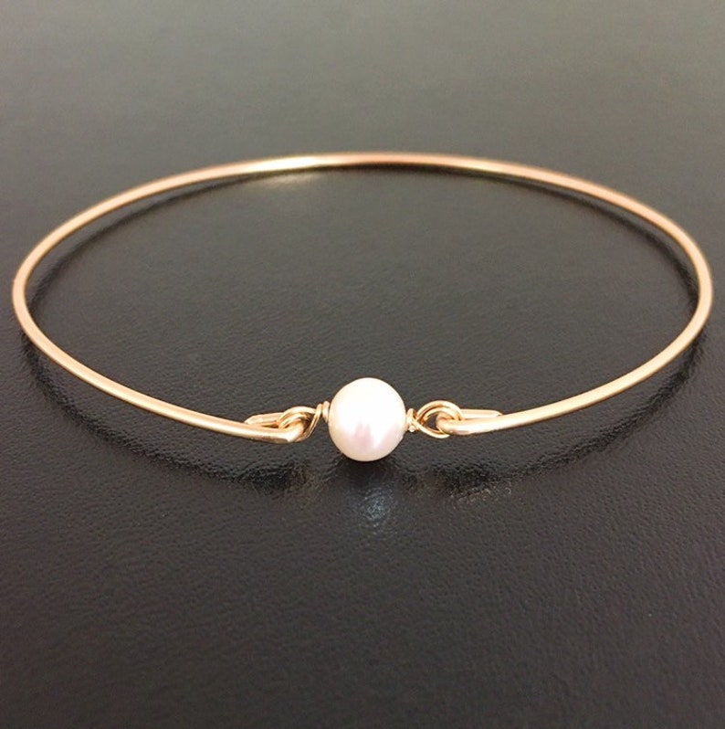 Cultured Freshwater Pearl Bracelet Dainty Pearl Bracelet Etsy