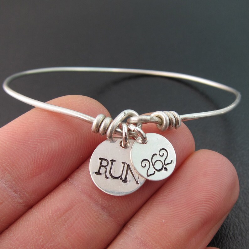 Marathon Bracelet Marathon Bangle Marathon Jewelry 26.2 - Etsy
