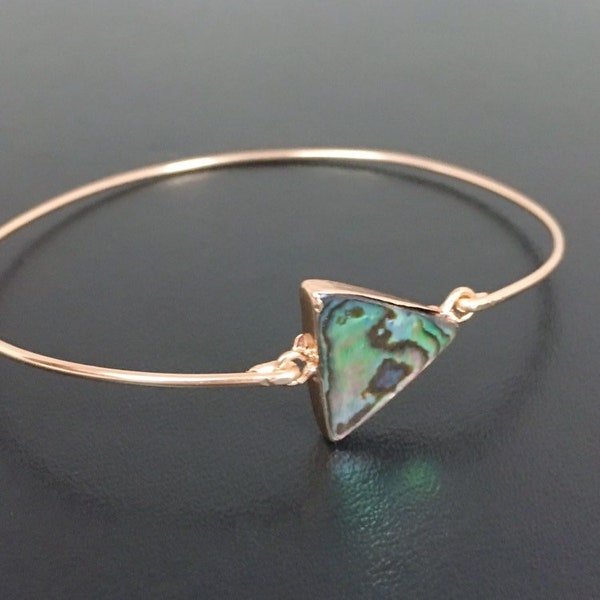Abalone Bangle - Etsy