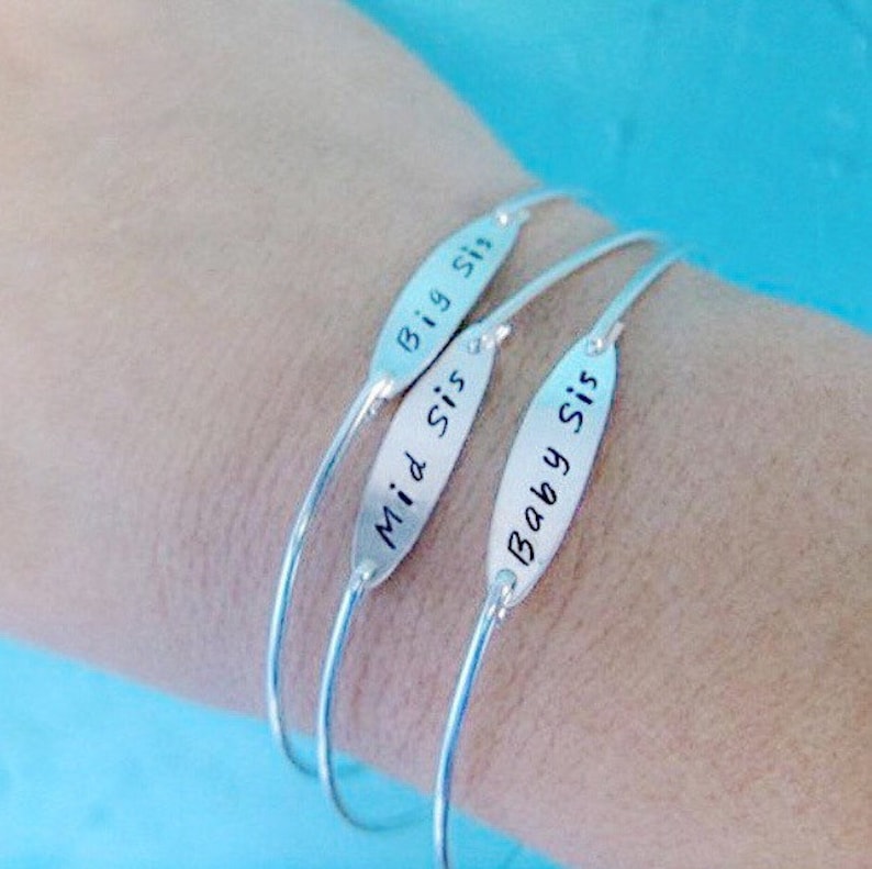 Big Sis Lil Sis Jewelry, Big Sis Little Sis Gift, Two Sisters Jewelry ...