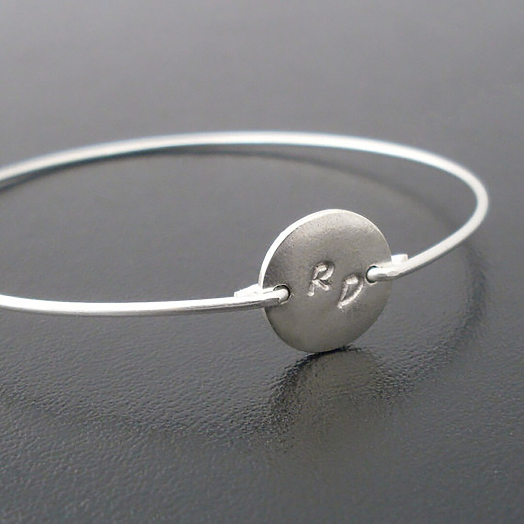 Double Initial Bracelet Personalized Bracelet for Woman Gift for Friend ...