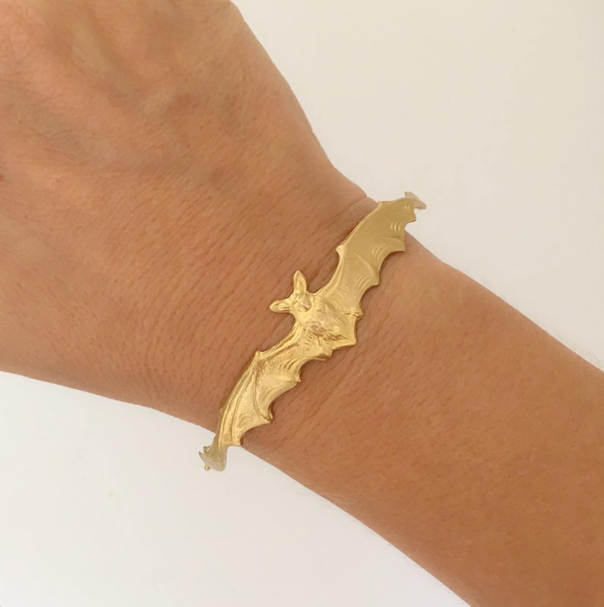 Bat Bangle Bracelet Halloween Bracelet Bat Jewelry Bat | Etsy