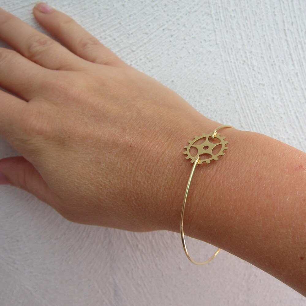 Gear Bracelet Steampunk Bracelet Steampunk Bangle Steampunk - Etsy