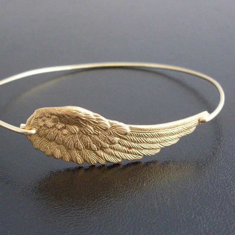 Angel Wing Bracelet Faith Bracelet for Women Angel Bracelet - Etsy