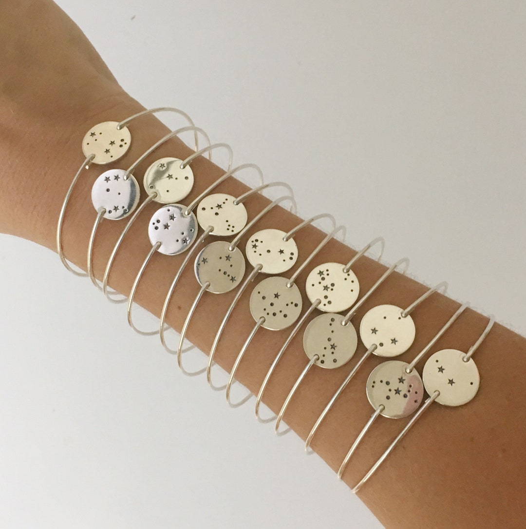 Zodiac Sign Bracelet Zodiac Jewelry Astrology Bracelet Gift Astrology ...